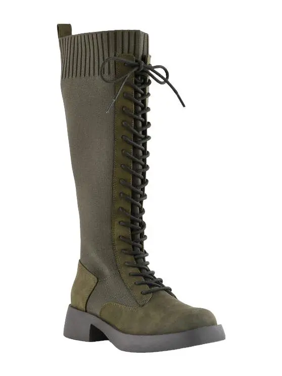 Bc Footwear Carmen Knee High Boots - Olive