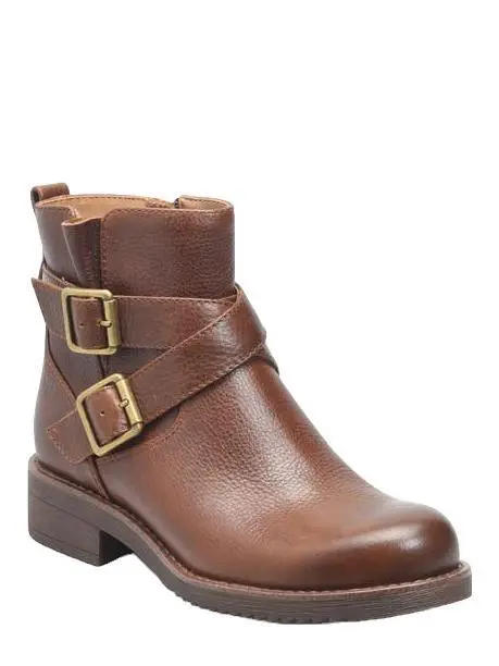 COMFORTIVA Clover Waterproof Bootie - Tan Bourbon