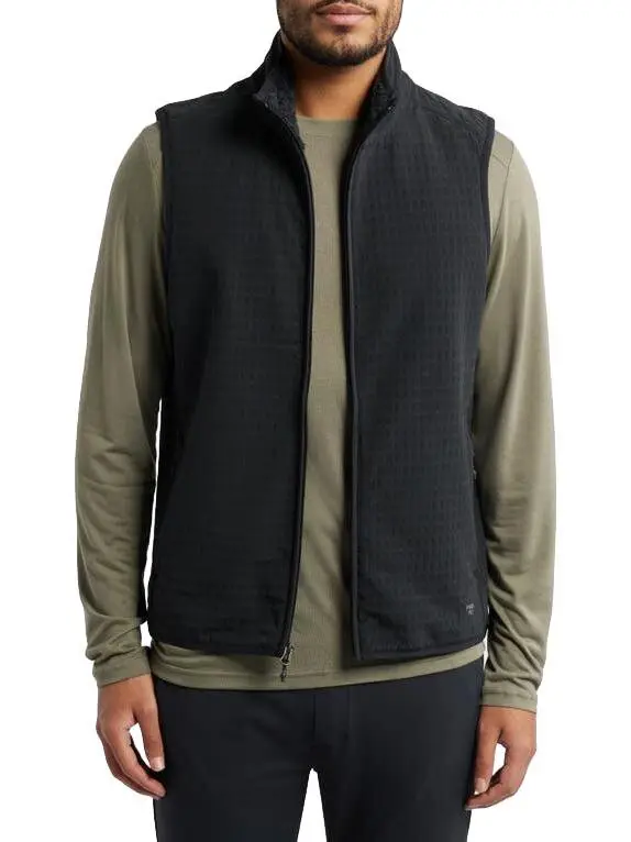 FREE FLY Gridback Fleece Lined Vest - Black