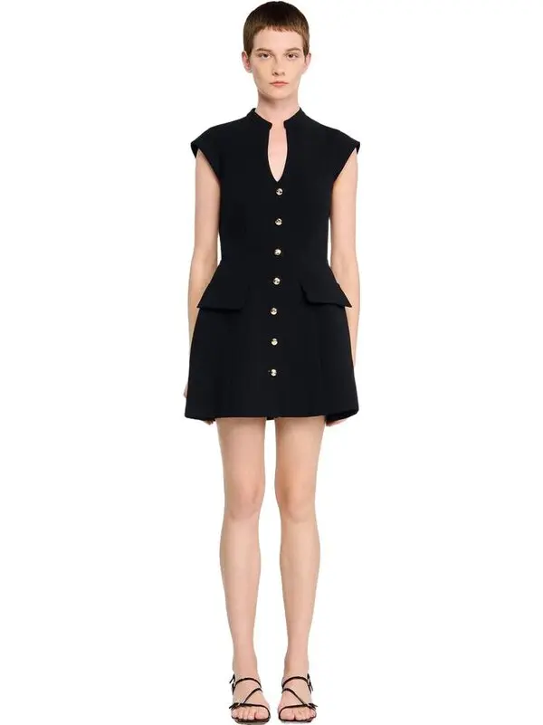 Sandro Mini Tailored Dress - Black