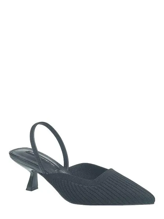 French Connection Coco Slingback Kitten Heel - Black