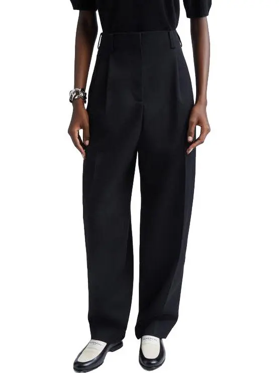Givenchy Wool Grain De Poudre Pants - Black