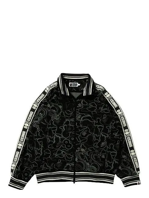 BAPE X 88rising Glow In The Dark Camo Track Jacket - Black