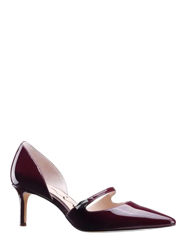 Nina Nashly Pointed Toe Mary Jane Pump - Bordeaux