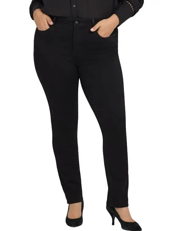 NYDJ Slim Sheri Jeans - Black Rinse