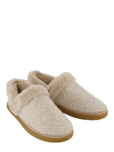 Toms Oslo Faux-fur Lined Convertible Slipper - Beige/khaki