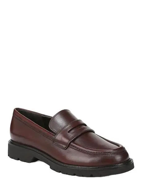 Vince Siena Lugged Penny Loafer - Bloodstone
