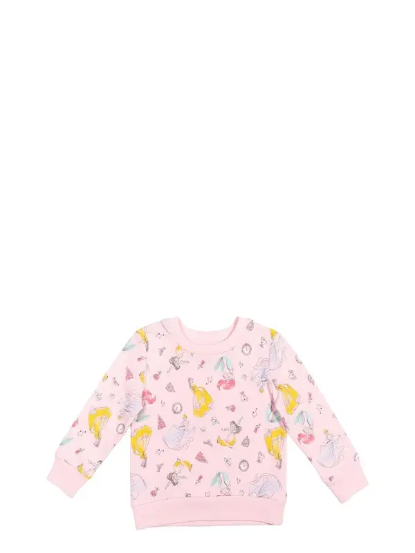 Disney Printed Pullover Sweatshirt - Princess Multicolor