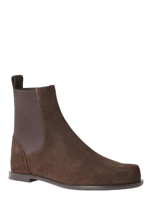Fendi Stivaletto Chelsea Boot - F1tox Dark Brown Moro
