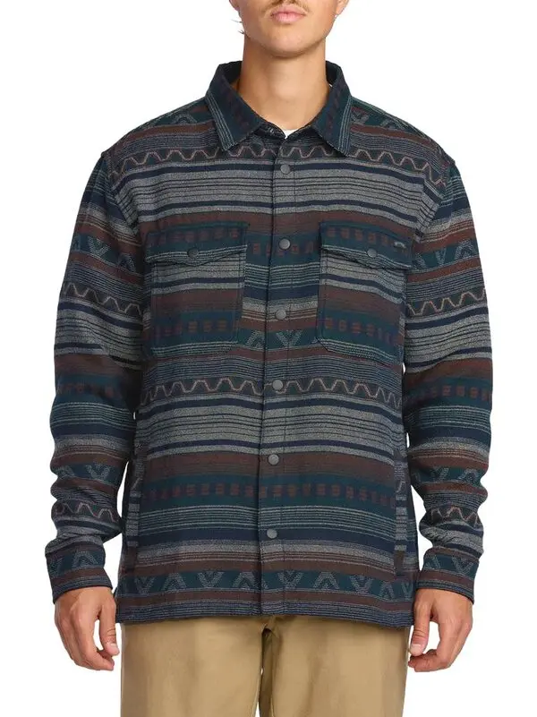 BILLABONG Lodge Jacquard Snap Front Shirt - Chino