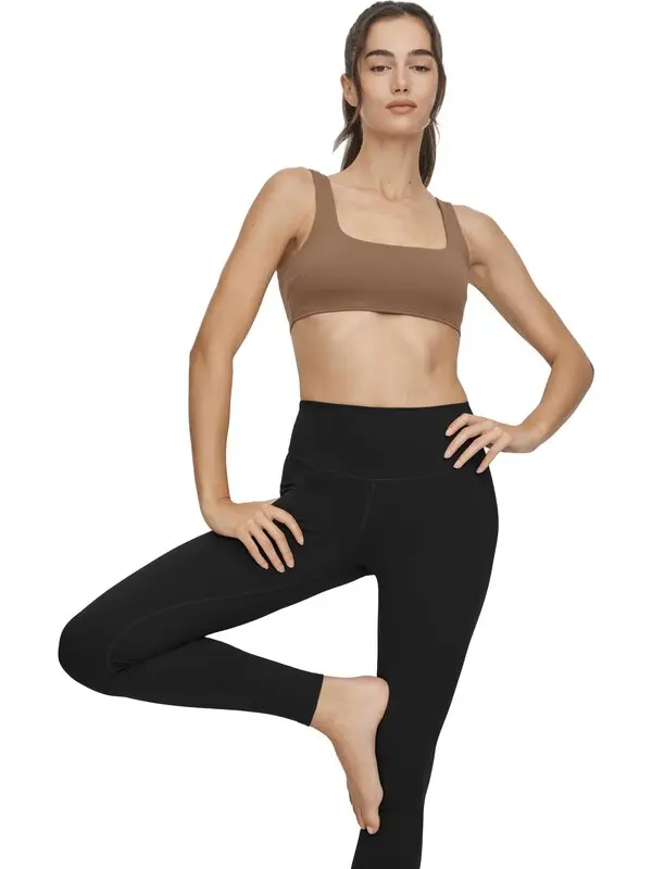 Alo Yoga Softsculpt Precision Bra - Java Brown