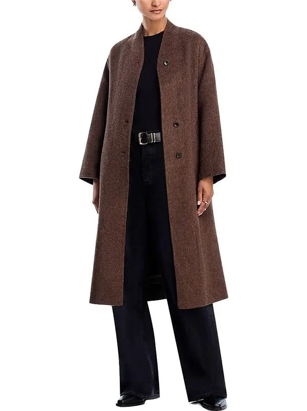 Rails Roland Wool Blend Coat - Heather Umber