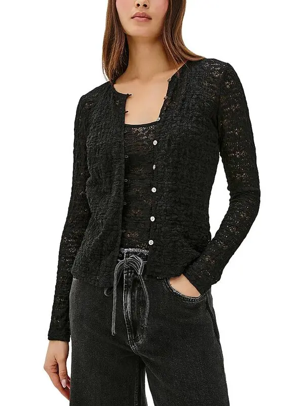 Rails Cyrah Lace Cardigan - Black Lace