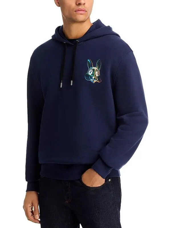 Paul Smith Graphic Hoodie - Blue