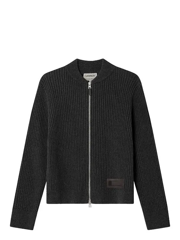 CARRER Ash Bomber Sweater - Gray