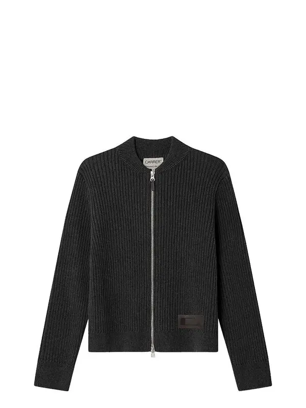 CARRER Ash Bomber Sweater - Gray