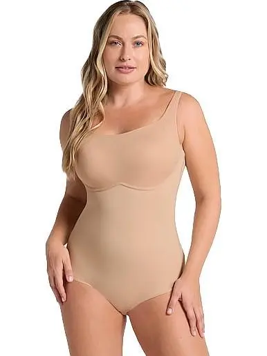 Victoria's Secret Leonisa Scoop Back Wireless Sculpting Bodysuit - Beige