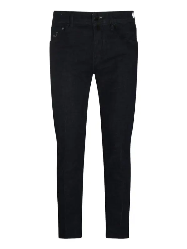 Jacob Cohen Dark Cotton Scott Jeans - Blue