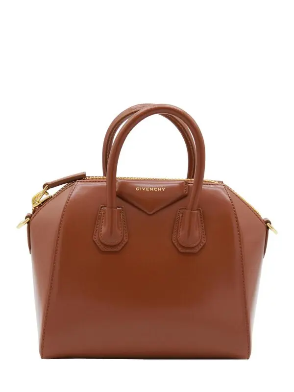 Givenchy Antigona Top Handle Bag - Caramel Brown