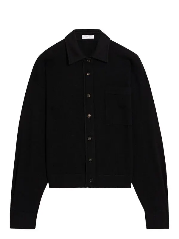Brunello Cucinelli Cashmere Cardigan - Black