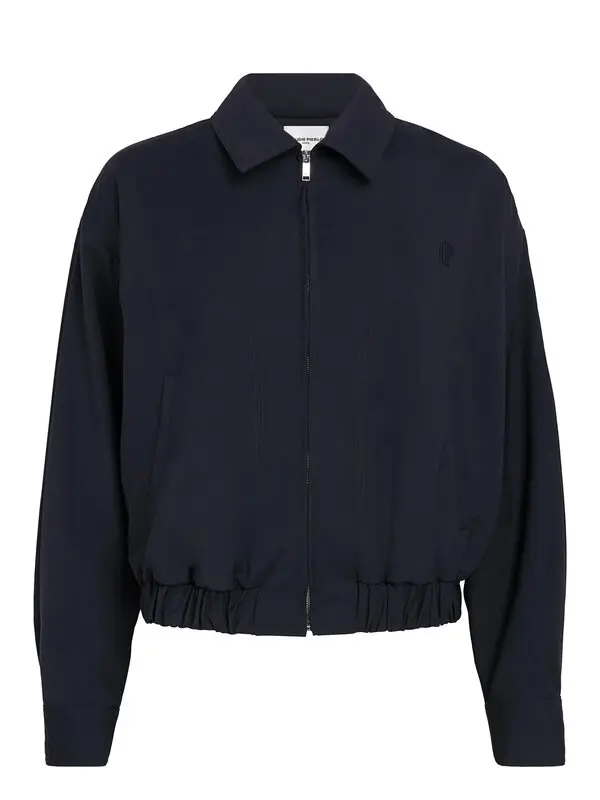 Claudie Pierlot Wool-blend Bomber Jacket - Blue