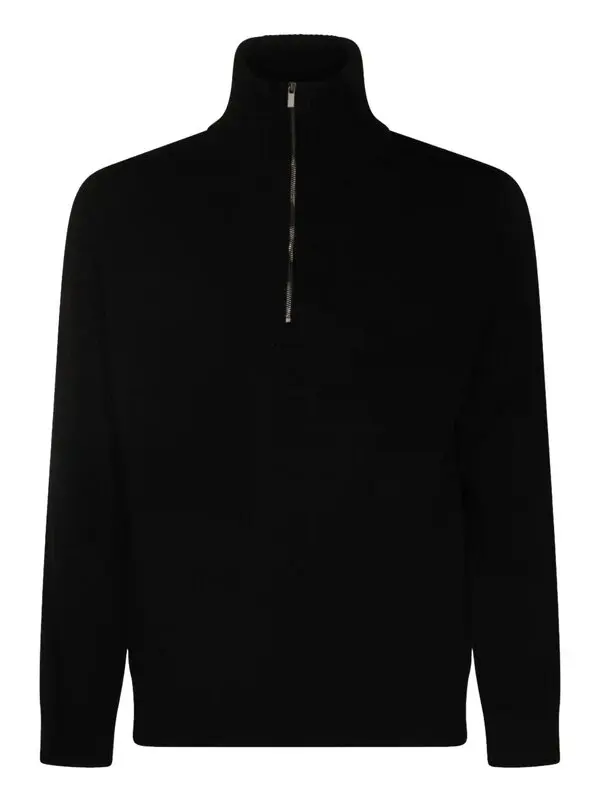 Altea Zip-fastening Sweater - Black