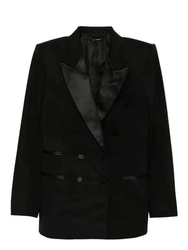TOM FORD Double-breasted Blazer - Black