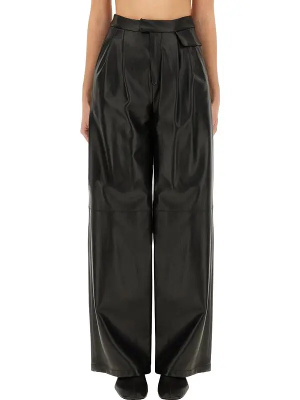 ZONA20 MILANO Straight Leg Trousers - Black