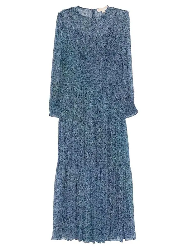 Michael Kors Georgette Maxi Dress - Blue