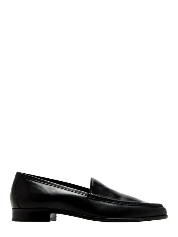 JUDE Leather Loafers - Black
