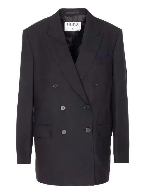 Filippa K Double-breasted Blazer - Black