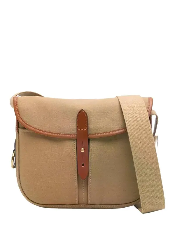 BRADY Leather-trimmed Satchel - Brown