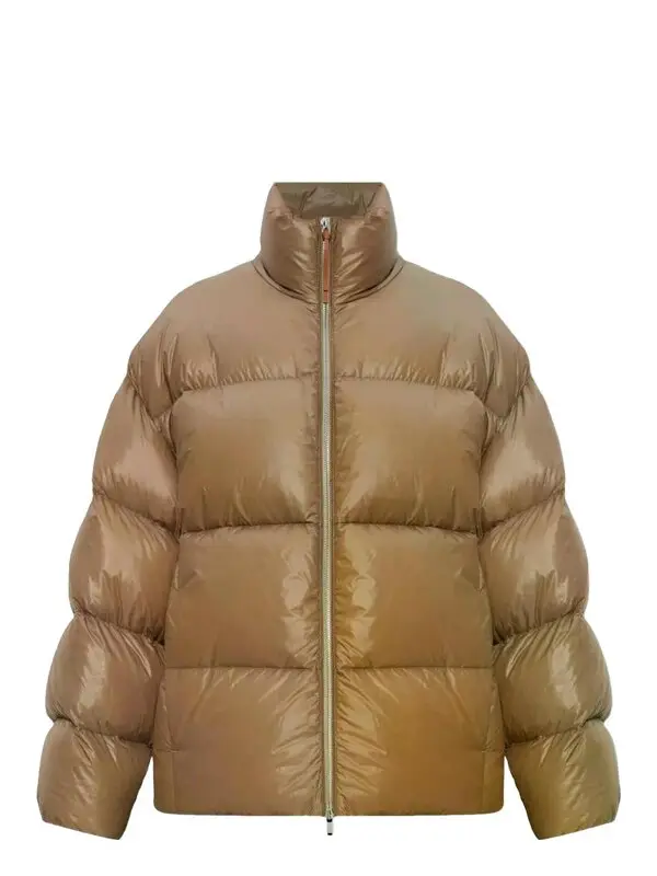 JIL SANDER Quilted Puffer Coat - Brown