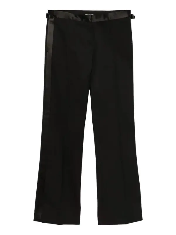 TOM FORD Wide Leg Trousers - Black