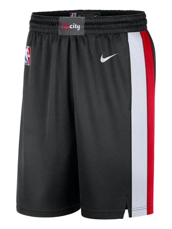 Nike Portland Trail Blazers Icon Edition 2025/26 Dri-fit Nba Swingman Shorts - Black