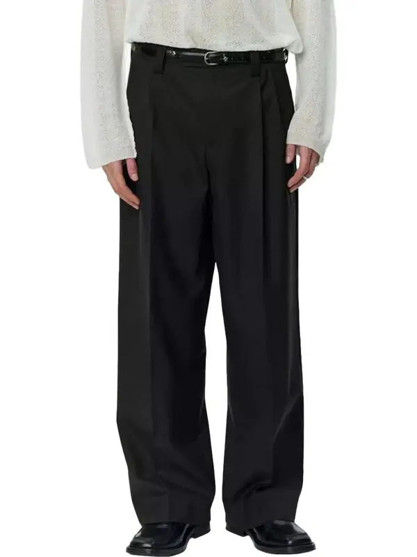 MFPEN Pleated Trousers - Black