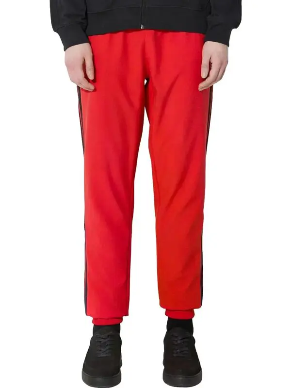 Adidas Three-stripe Track Pants - Red