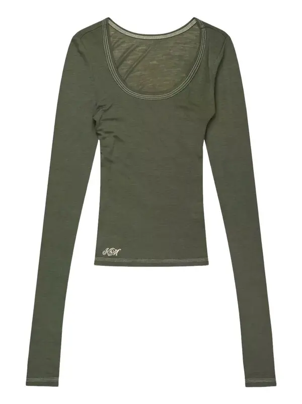 KERNE.MILK Long Sleeve T-shirt - Green