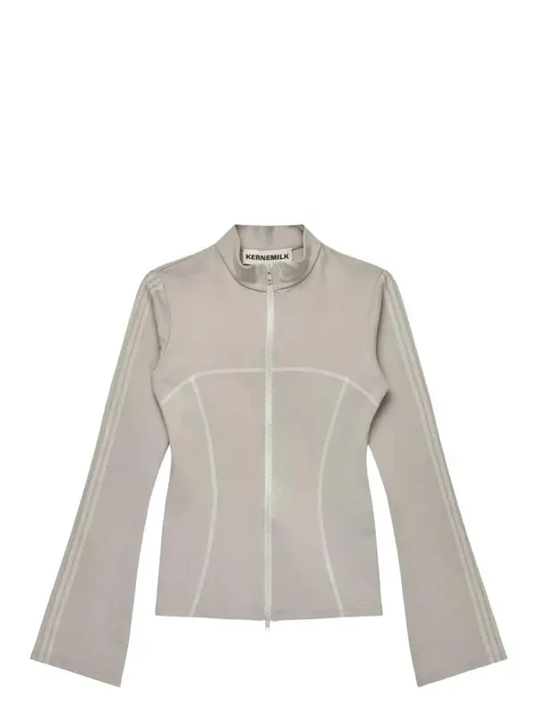 KERNE.MILK Zoe Track Blouse - Neutrals