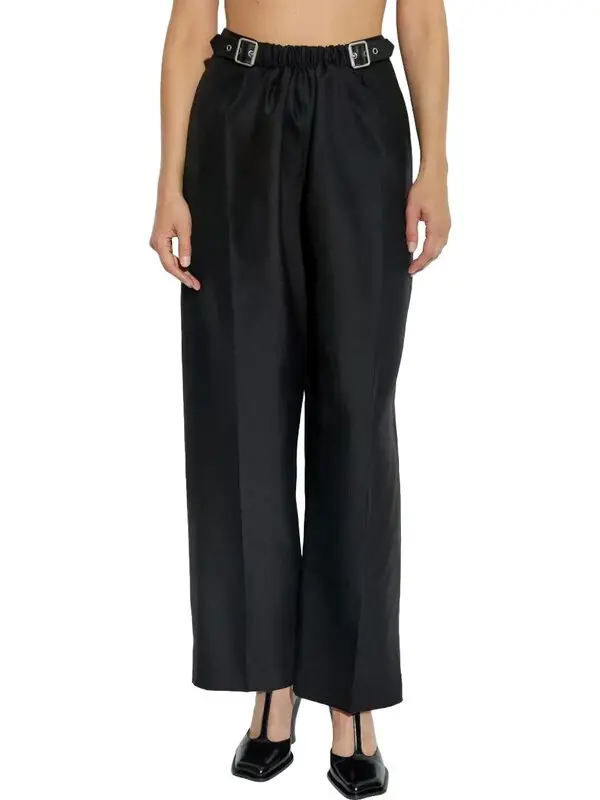 Loewe Belted Trousers - Black