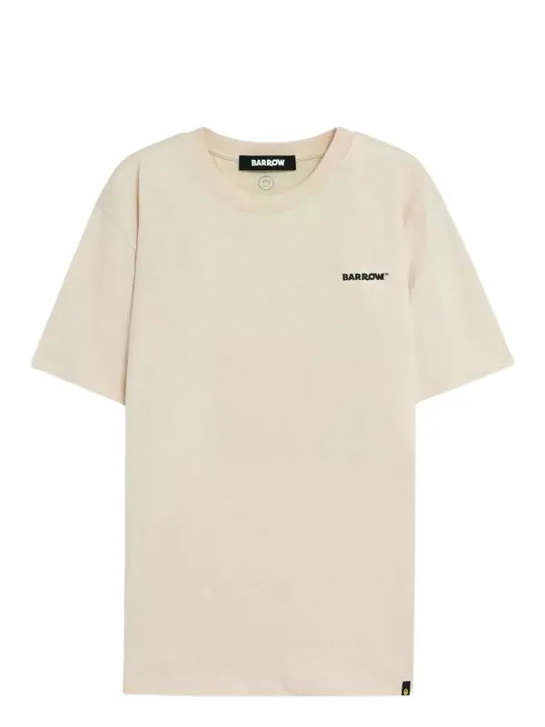 BARROW Logo-print T-shirt - Neutrals