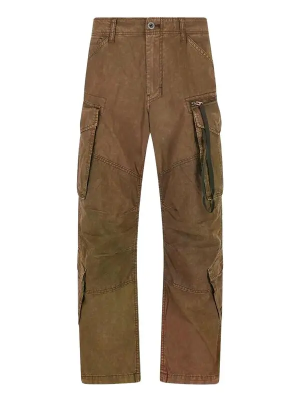 G-star Raw Cotton Cargo Trousers - Brown