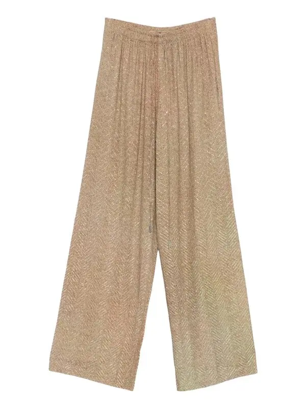 Ermanno Scervino High-waisted Palazzo Trousers - Neutrals