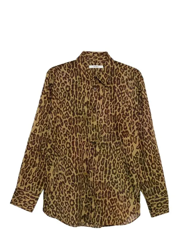 6397 Leopard-print Shirt - Brown