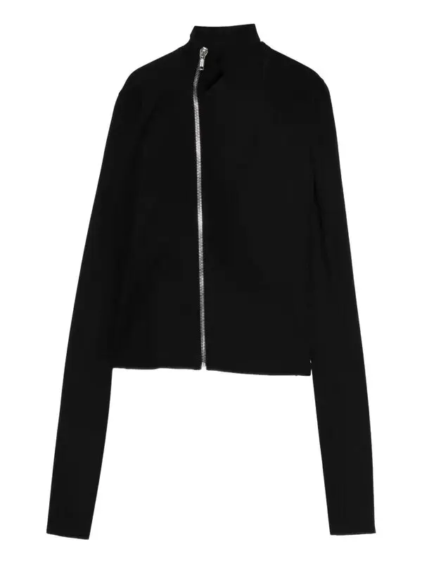 Rick Owens Zip-front Cropped Jacket - Black