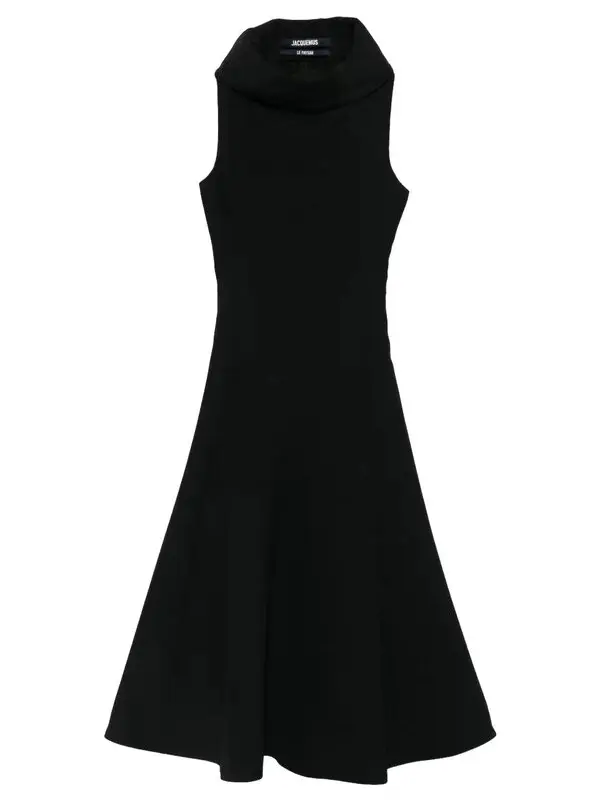 Jacquemus Sleeveless Midi Dress - Black
