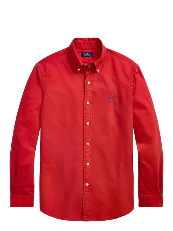 Polo Ralph Lauren Embroidered-logo Shirt - Red