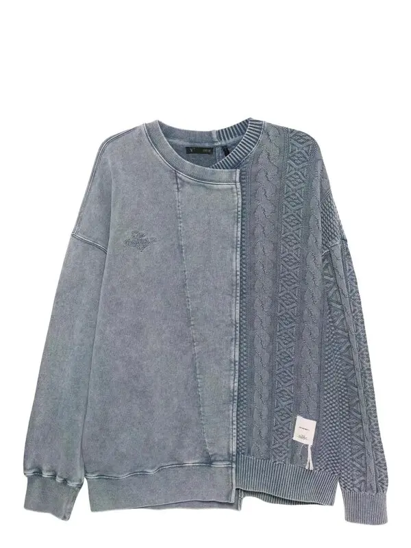 FIVE CM Panelled Jumper - Blue