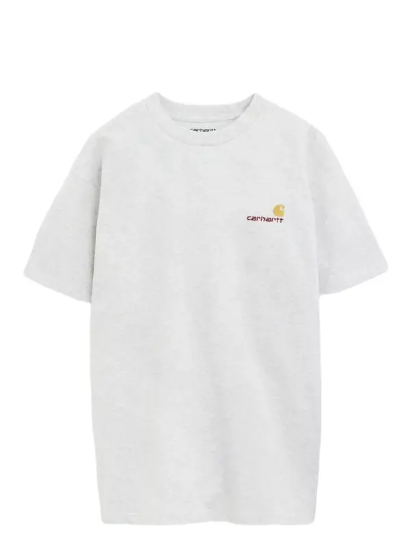 Carhartt Work In Progress Logo-embroidered T-shirt - Grey