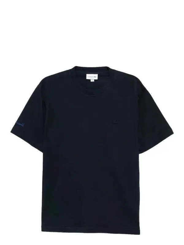 Lacoste Logo-embroidered T-shirt - Blue